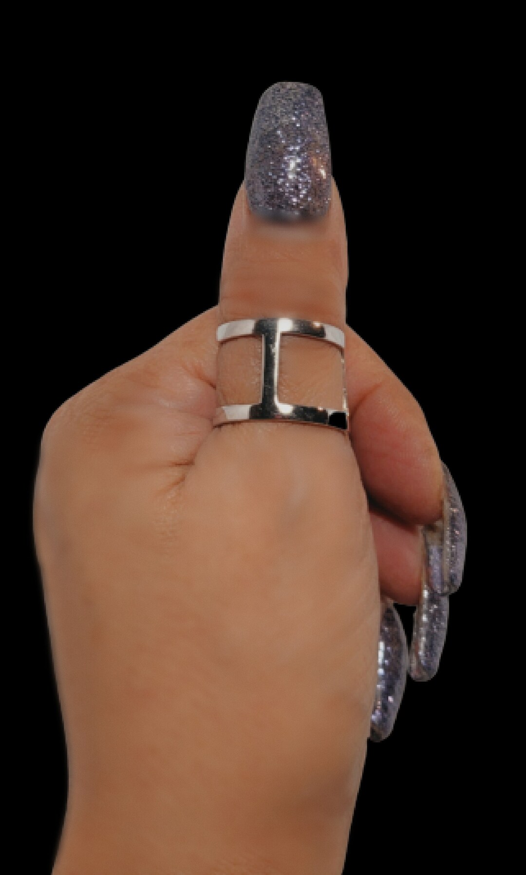 Sterling Silver Thumb Ring Statement Silver Ring Wide Thumb - Etsy