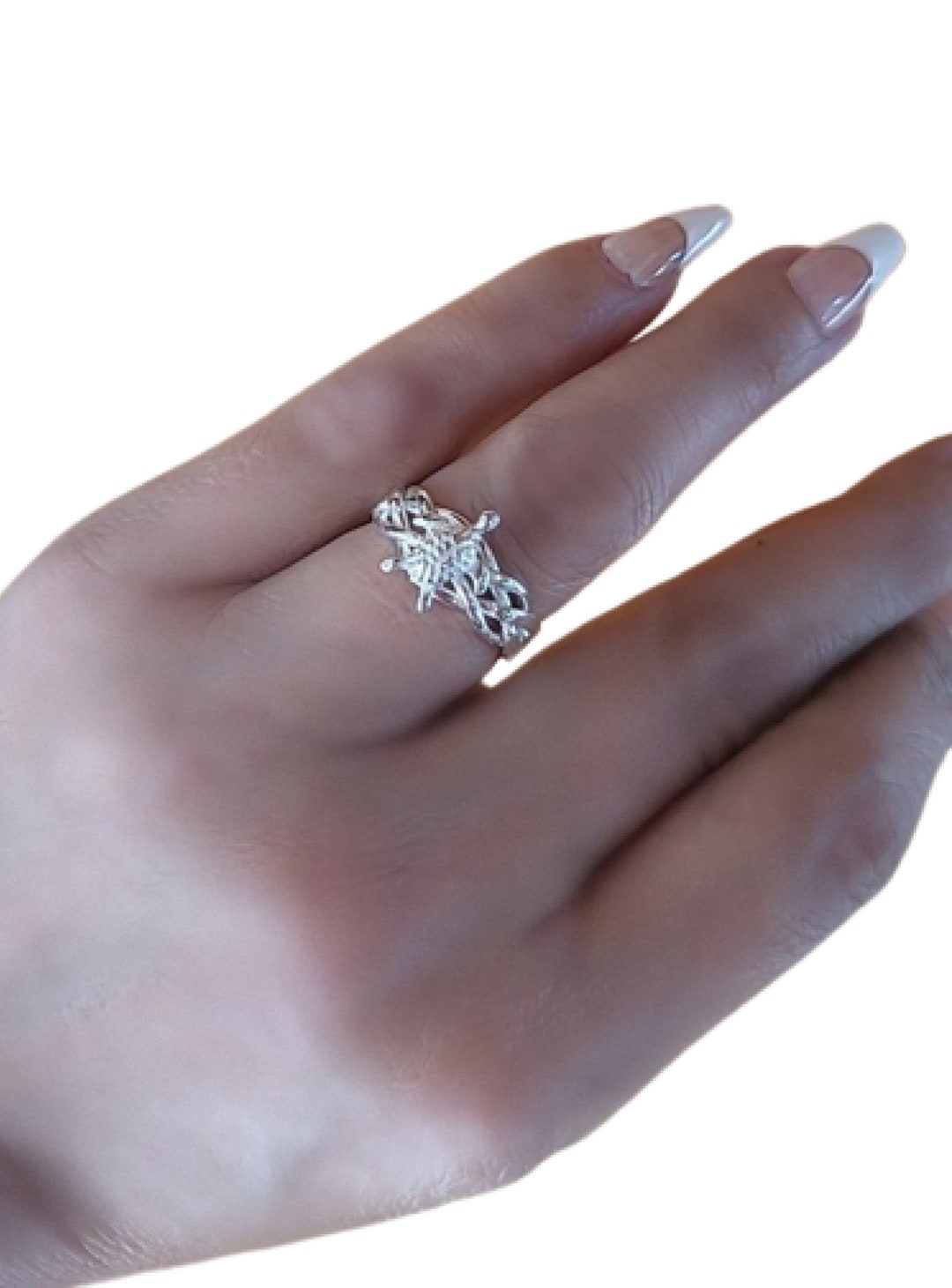 Sterling Silver Turtle Puzzle Ring Thumb Ring 4 Piece Puzzle Ring ...