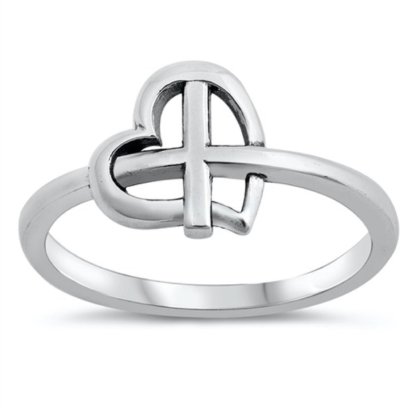 Cross Ring - Etsy