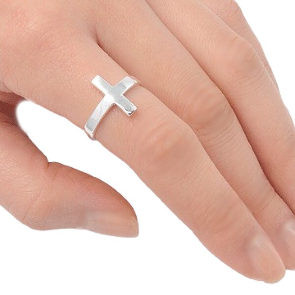 Cross Ring - Etsy