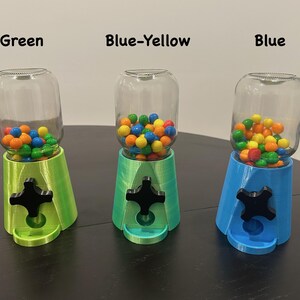 Candy / Nut Dispenser Glass Mason Jar on Top of 3d-printed Base, Works ...