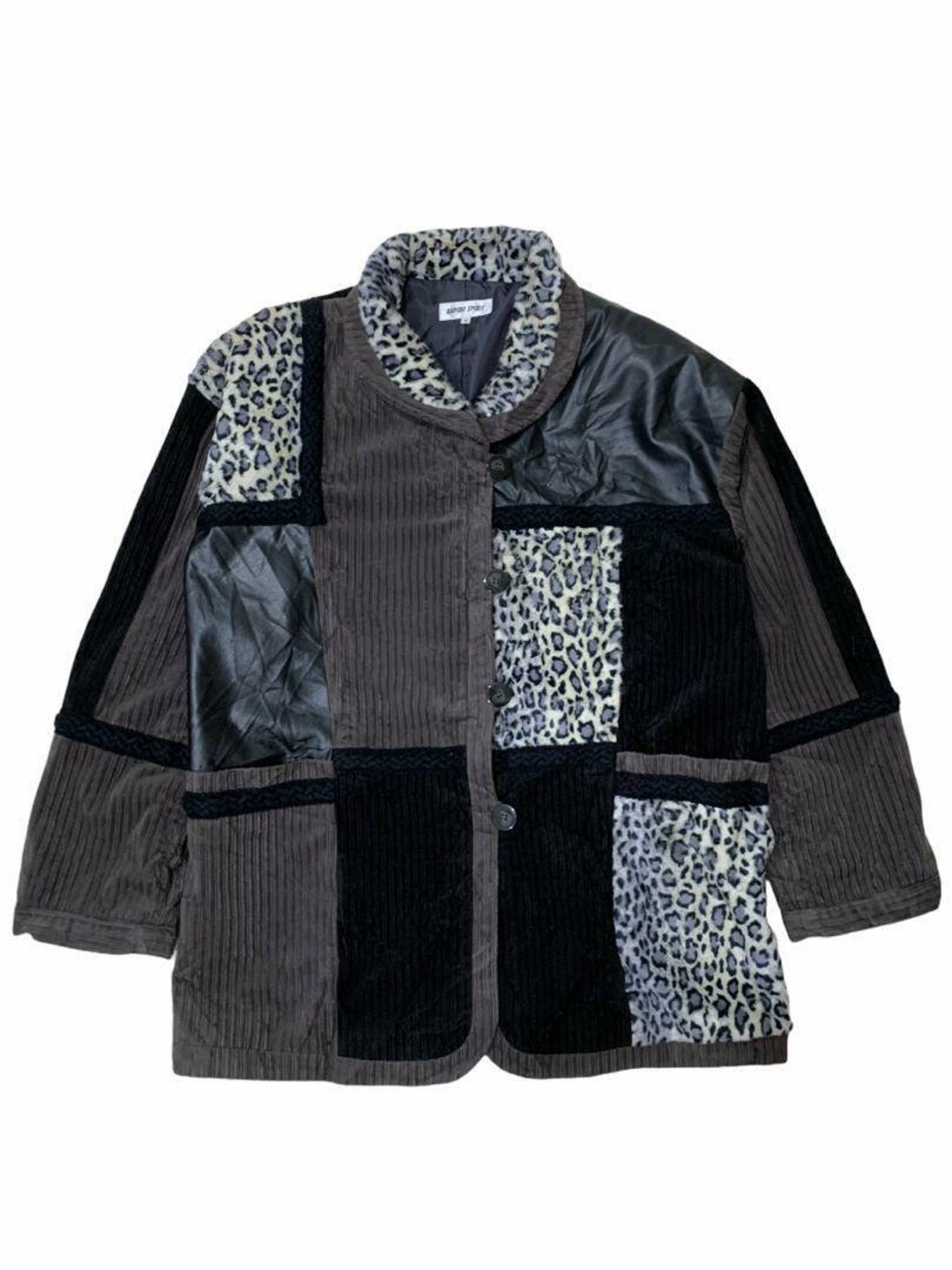 Vintage Japanese Brand Rapido Patchwork Style Jacket Leather - Etsy