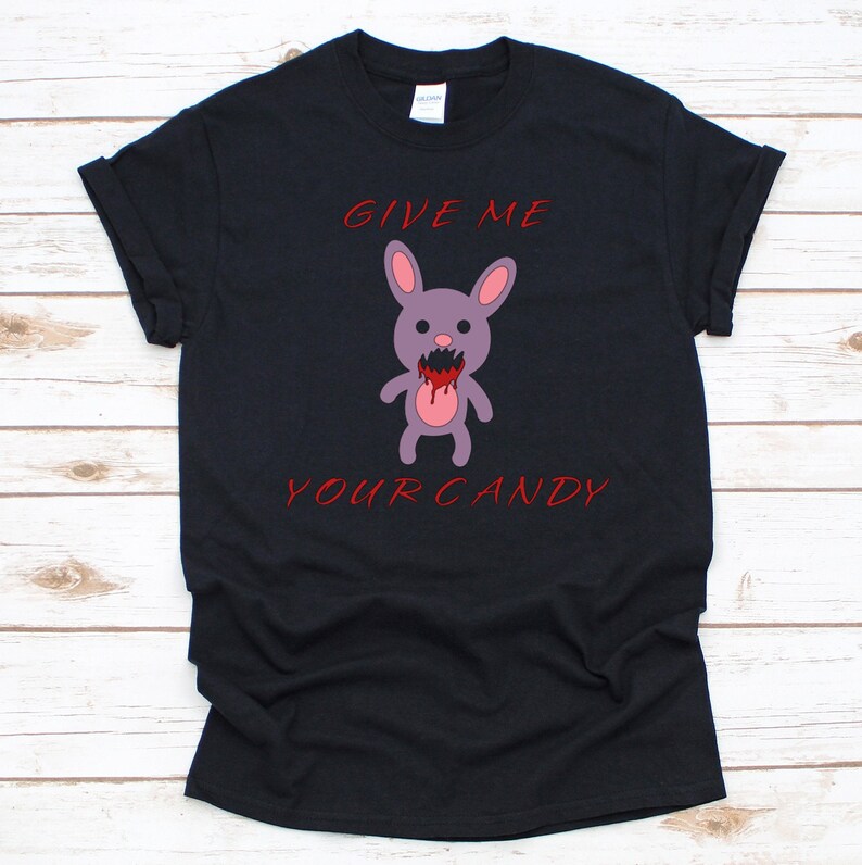 Killer Bunny T-shirt Horror Shirt Graphic Tees Horror | Etsy