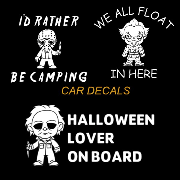 Car Horror Decal - Etsy