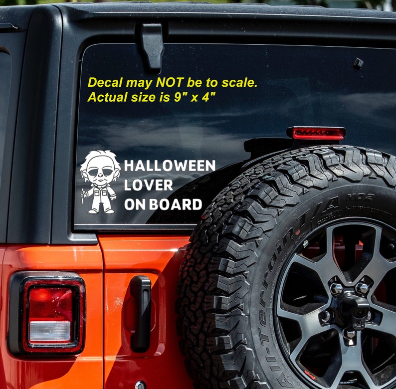 Horror Movie Decals Car Decal Sticker Window Decal Horror - Etsy