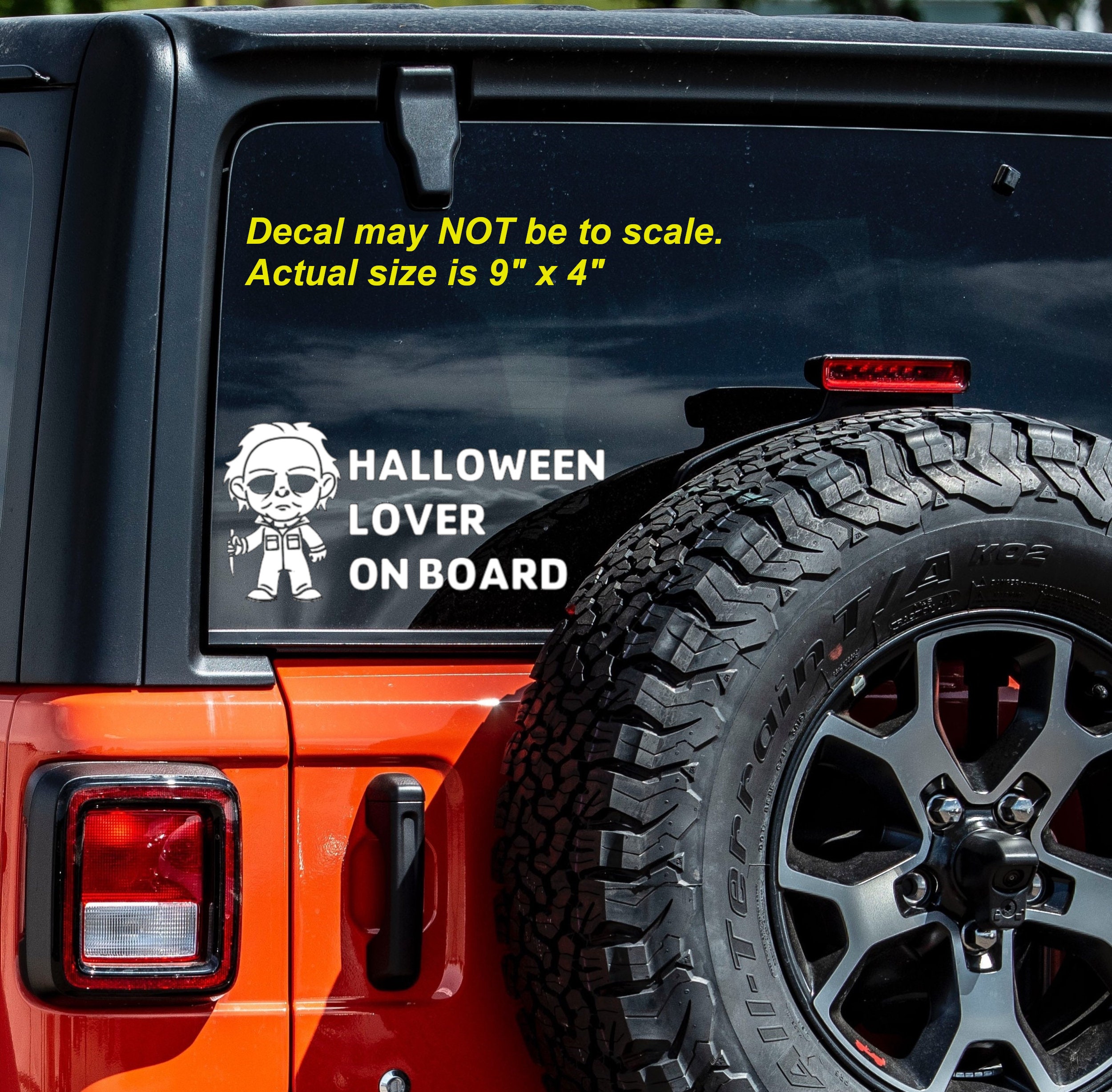 Horror Movie Decals car decal sticker window decal horror | Etsy