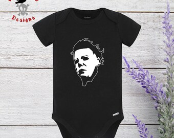 Mama's Boy Infant Baby Horror Movie Jason Graphic One - Etsy