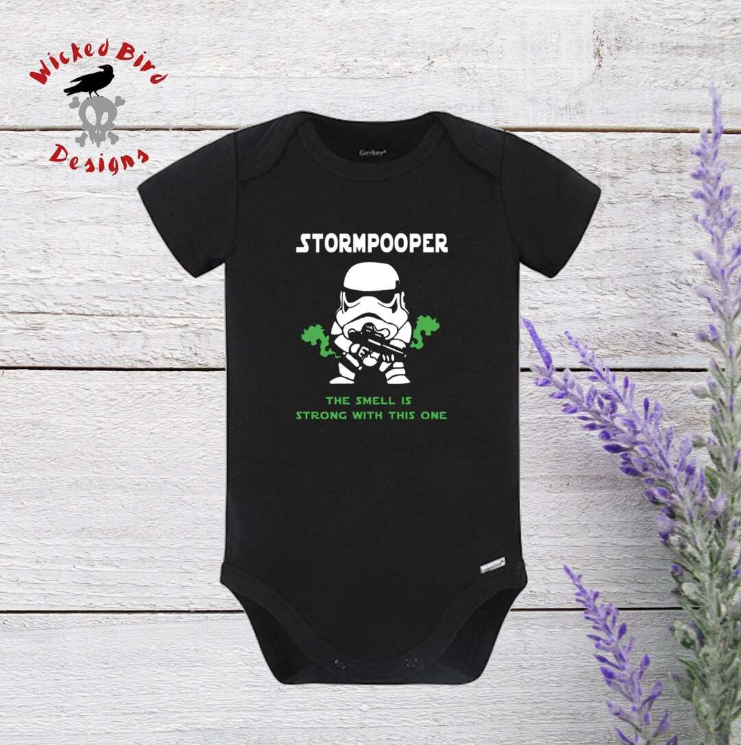 Stormpooper Bodysuit for Babies Inspired by the Storm Trooper - Etsy