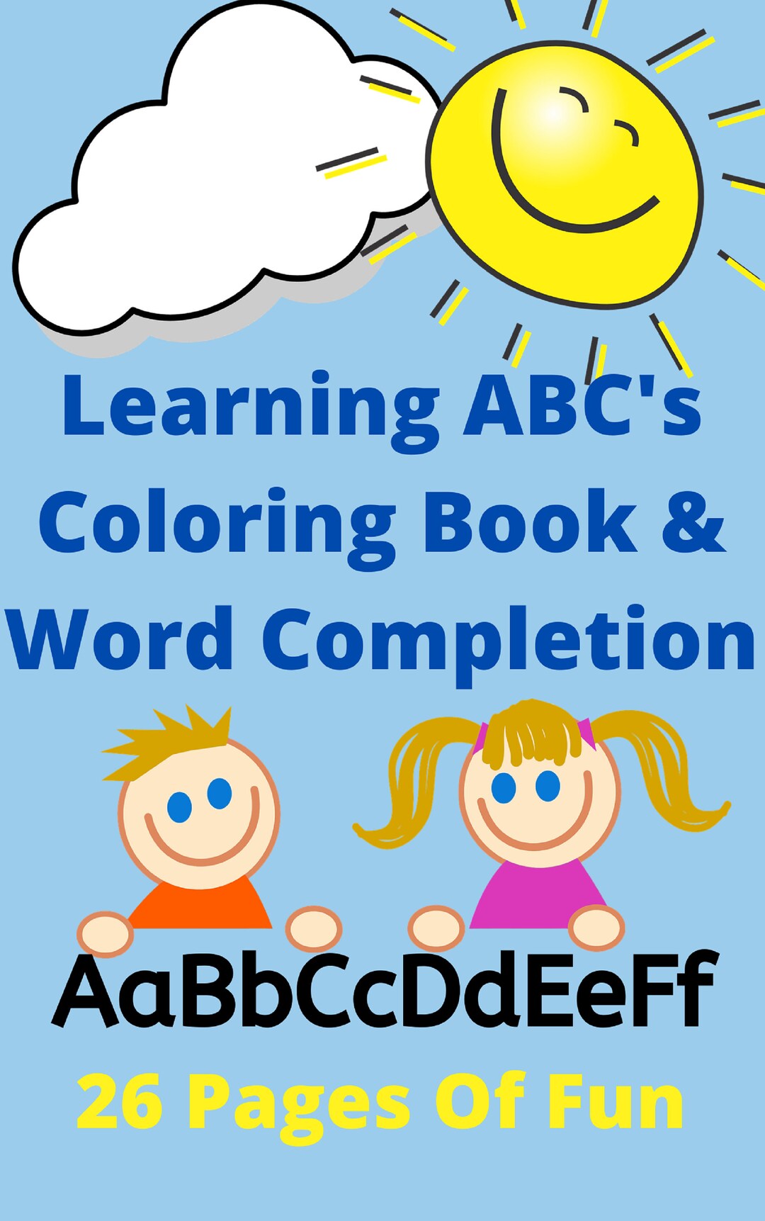 Learn Your Alphabet Coloring Book, Kids Coloring Book, Activity Book ...