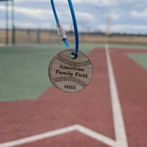 Personalized Baseball Keychain, MLB Ballpark Tracker, Major League ...