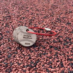 Personalized Baseball Keychain, MLB Ballpark Tracker, Major League ...