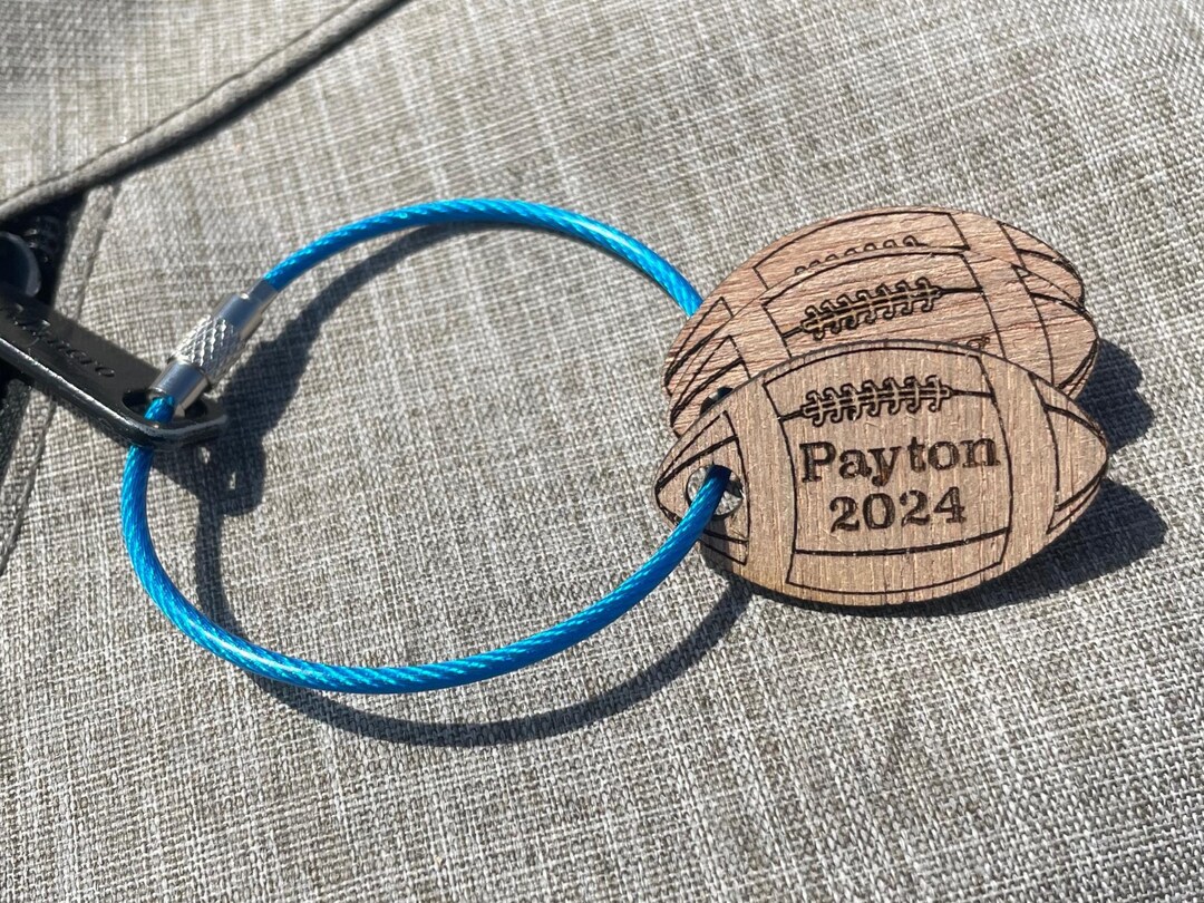 Gift Ideas for Football Lovers, Football Player Keychain, Football ...