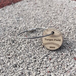 Personalized Baseball Keychain, MLB Ballpark Tracker, Major League ...