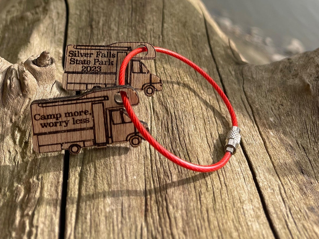 Road Trip Custom Keychains | Camp Life National & State Park Checklist ...