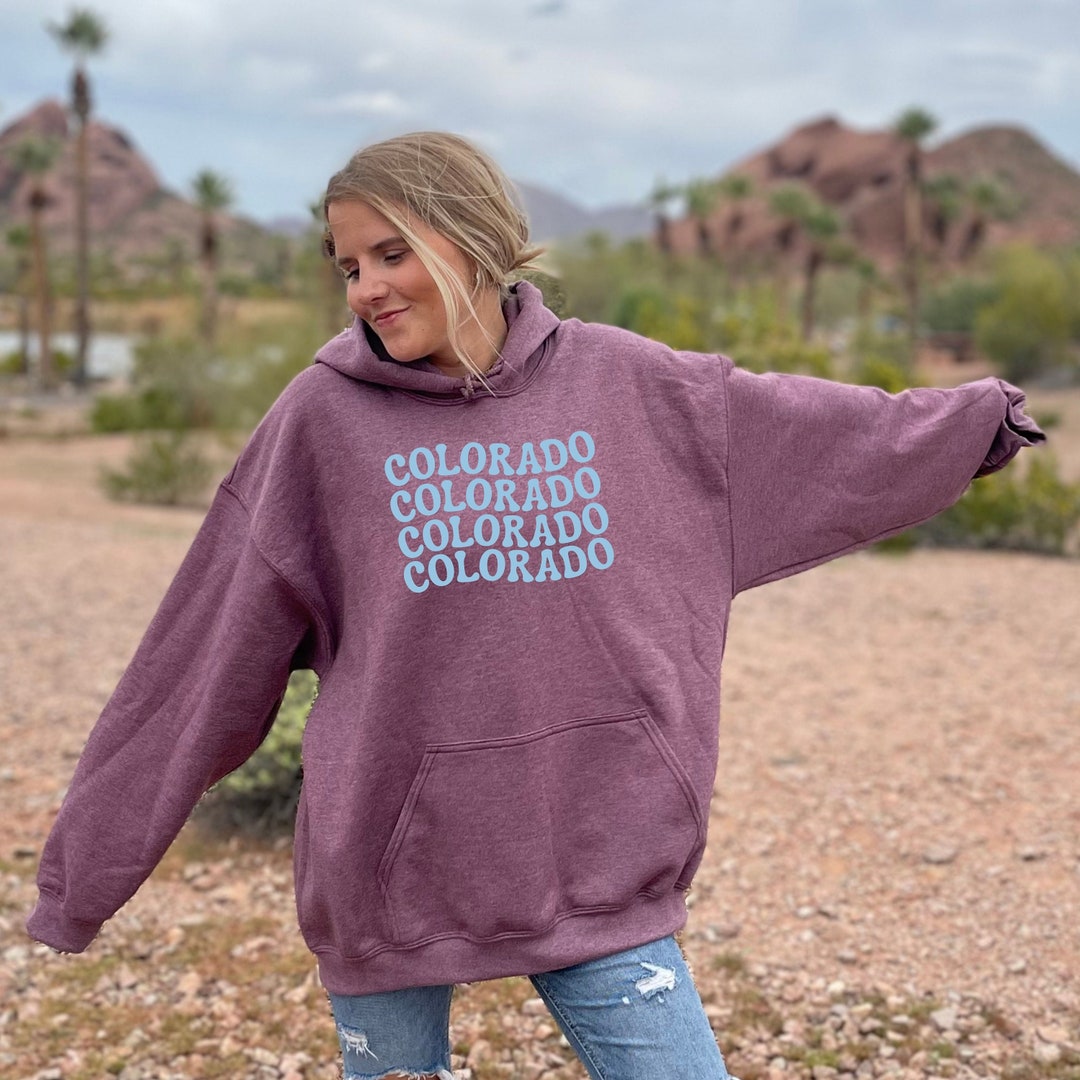 Colorado Hoodies Women Oversized Sweatshirt Colorado - Etsy