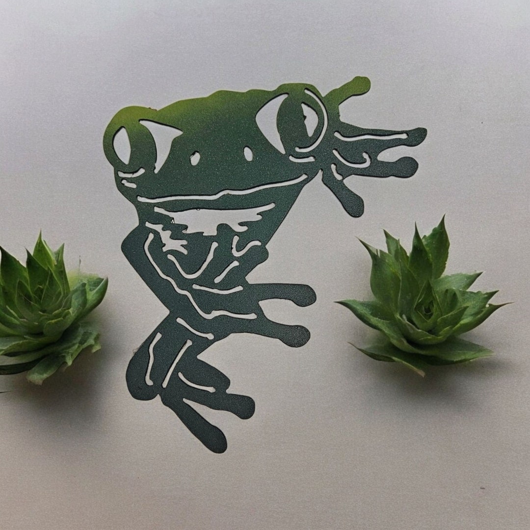 Frog Sign, Outdoor Frog Sign, Frog Decor - Etsy
