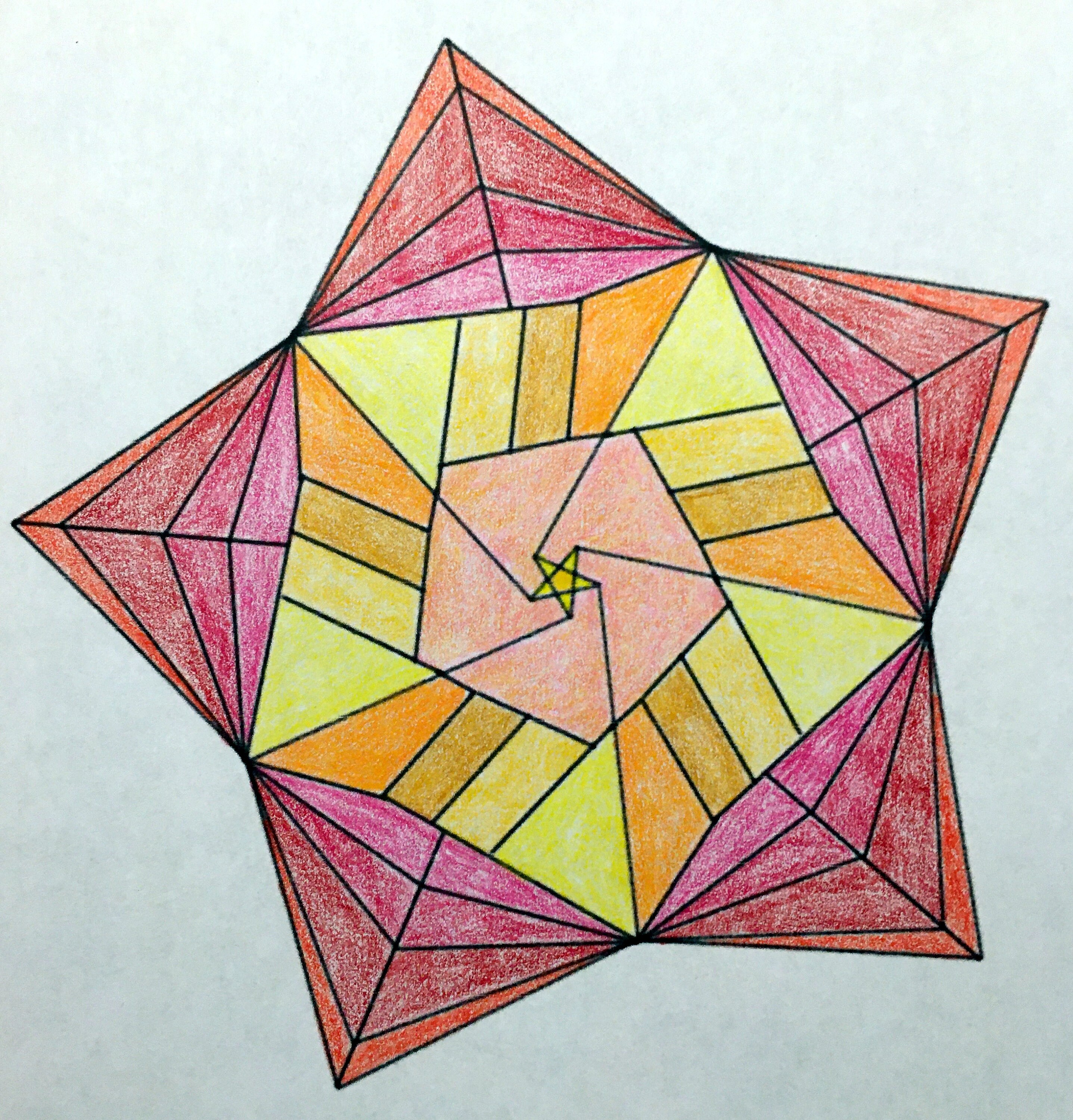 Printable Geometric Mandala Coloring Page PDF | Number 21 - Etsy