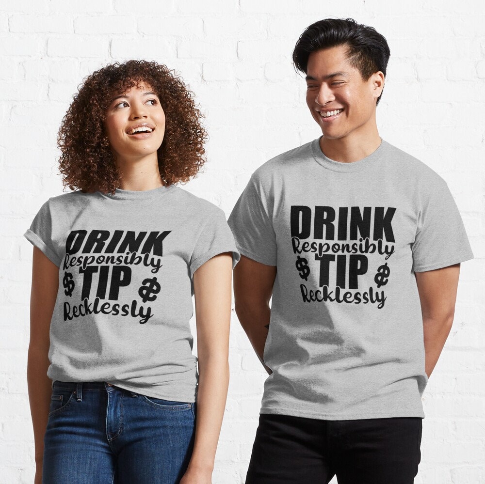 Drink Responsibly Tip Recklessly - Instant Download SVG Cut File for ...