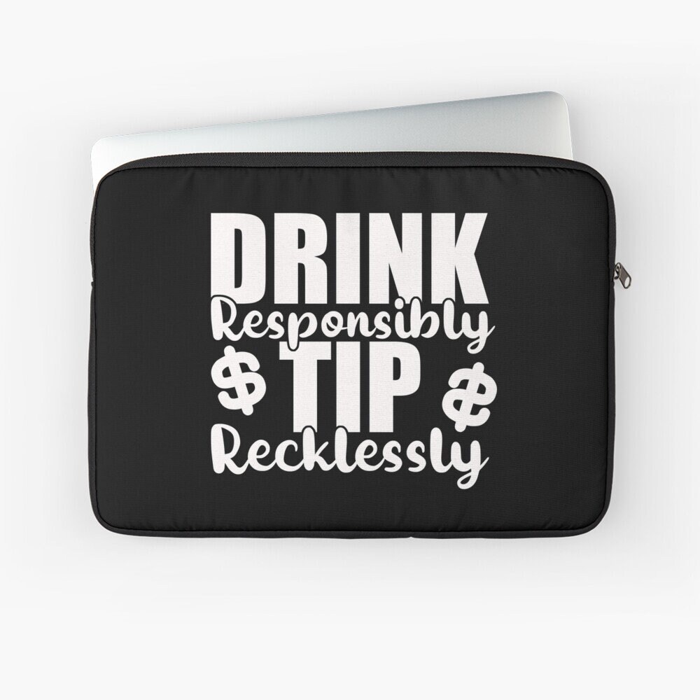 Drink Responsibly Tip Recklessly - Instant Download SVG Cut File for ...