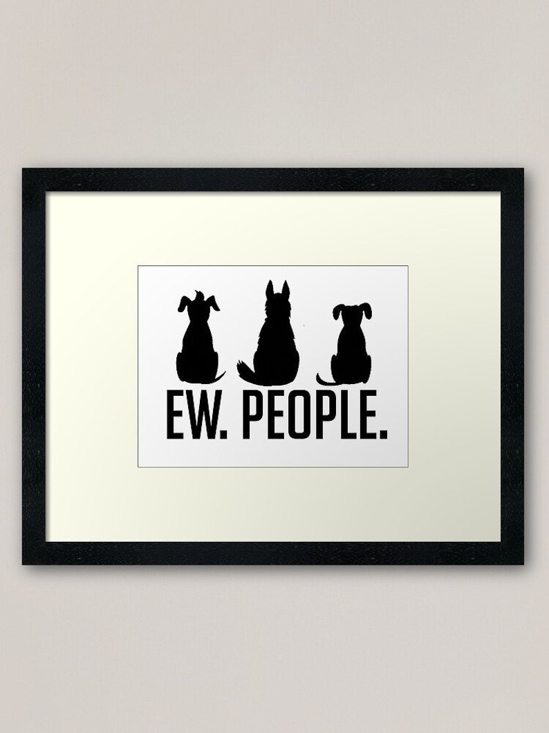 Ew People Dog SVG Cut File for Cricut Make Tshirts Decals - Etsy