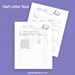 Half Letter Size Book Series Planner, Reading List, Series Tracker ...