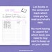 Half Letter Size Book Series Planner, Reading List, Series Tracker ...