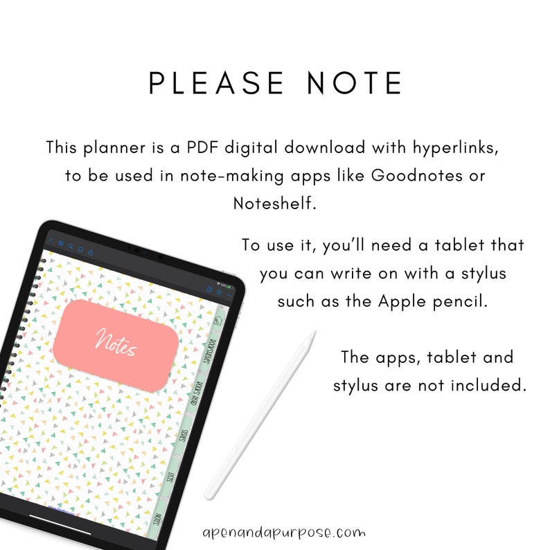Digital Reading Journal, Digital Book Journal Goodnotes, Ipad, Reading ...