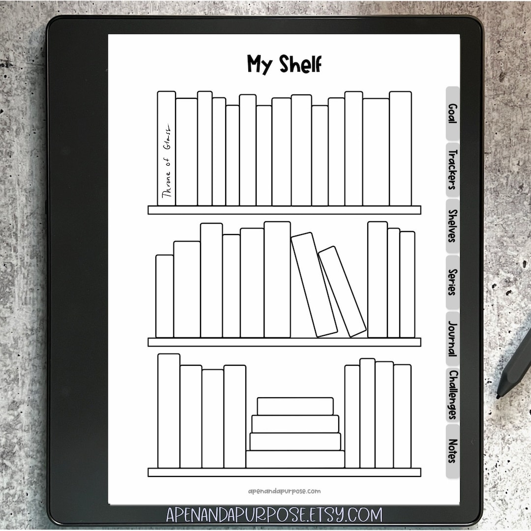 Kindle Scribe Reading Journal Digital Planner Book Journal for Kindle ...