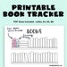 Book Tracker PDF in A4, A5, Letter, and B6 Size. Track the Books You've ...