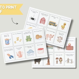Nursery Rhymes Flashcards | Educational Flash Cards | Children's ...