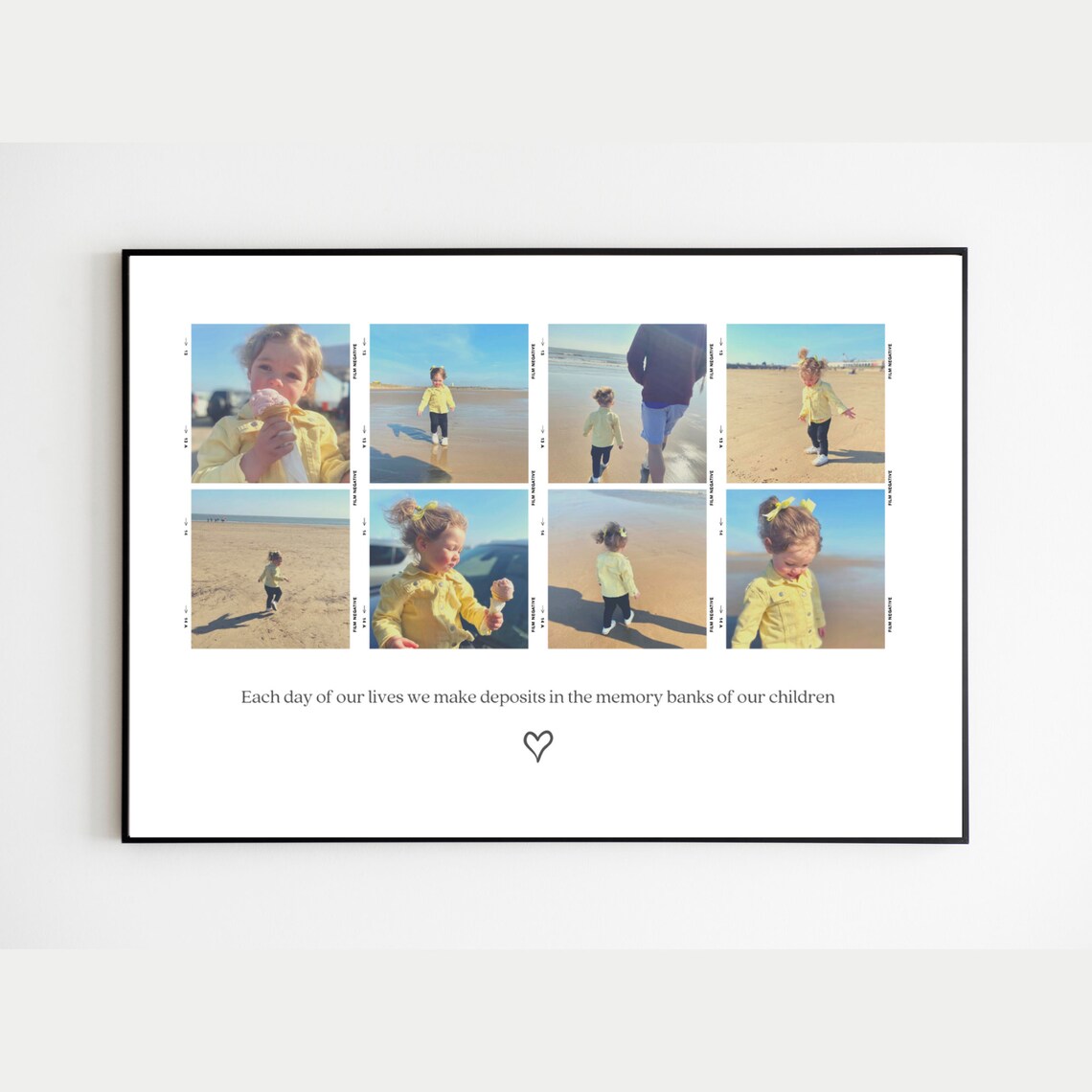 Personalised Family Print Memories Photos Custom Wording Gift - Etsy