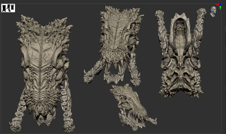 Predator 2 Trophy Room Inspired "t-rex" Skull - Etsy