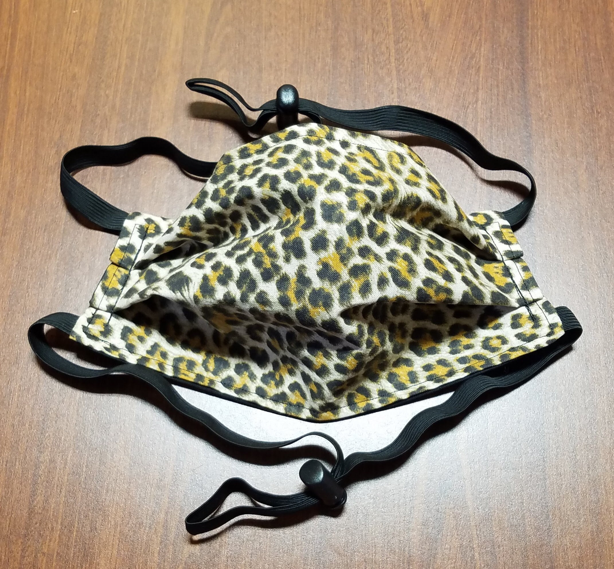 Cheetah Face Mask Over Head Strap Behind Head Around Head Tie | Etsy