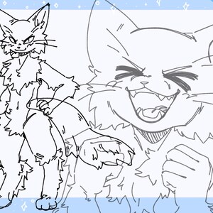 Feline Furry Art Base - P2u - Two Body Types - Icon -fullbody - Etsy