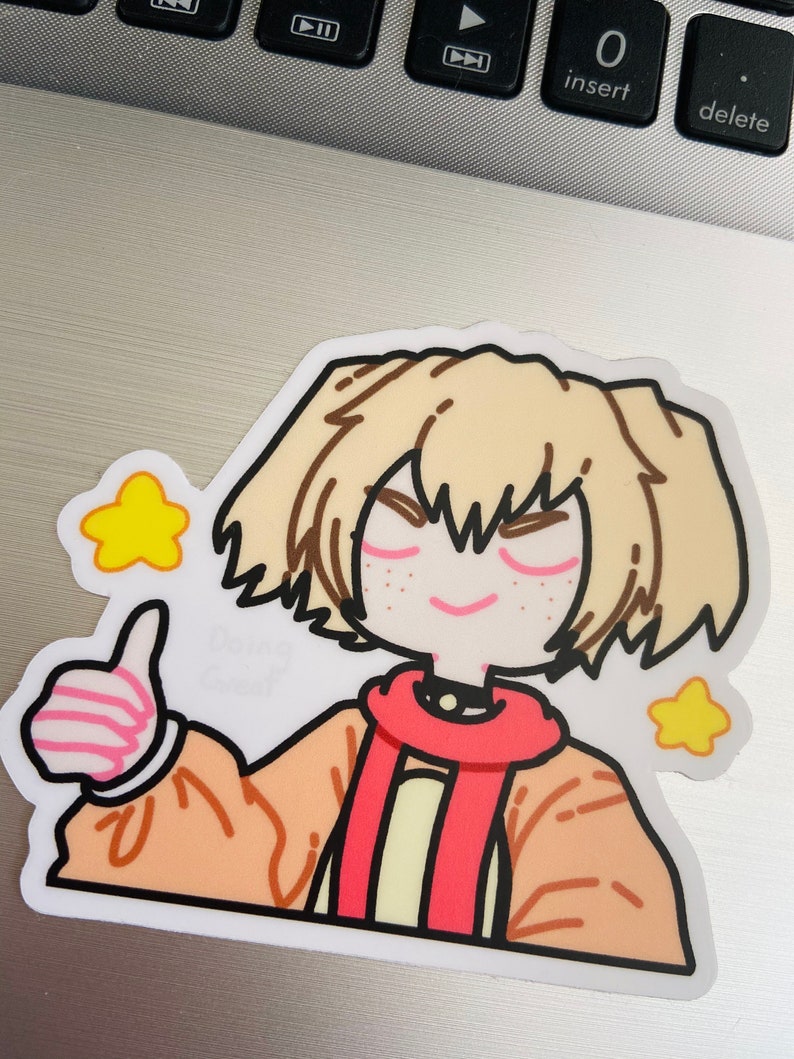 DOGGO Cute Thumbs up Vinyl Sticker | Etsy