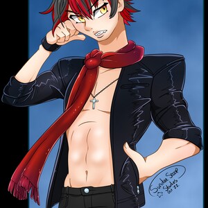 Custom Digital Anime Art Commission Fanart, OC, Anime Style ...