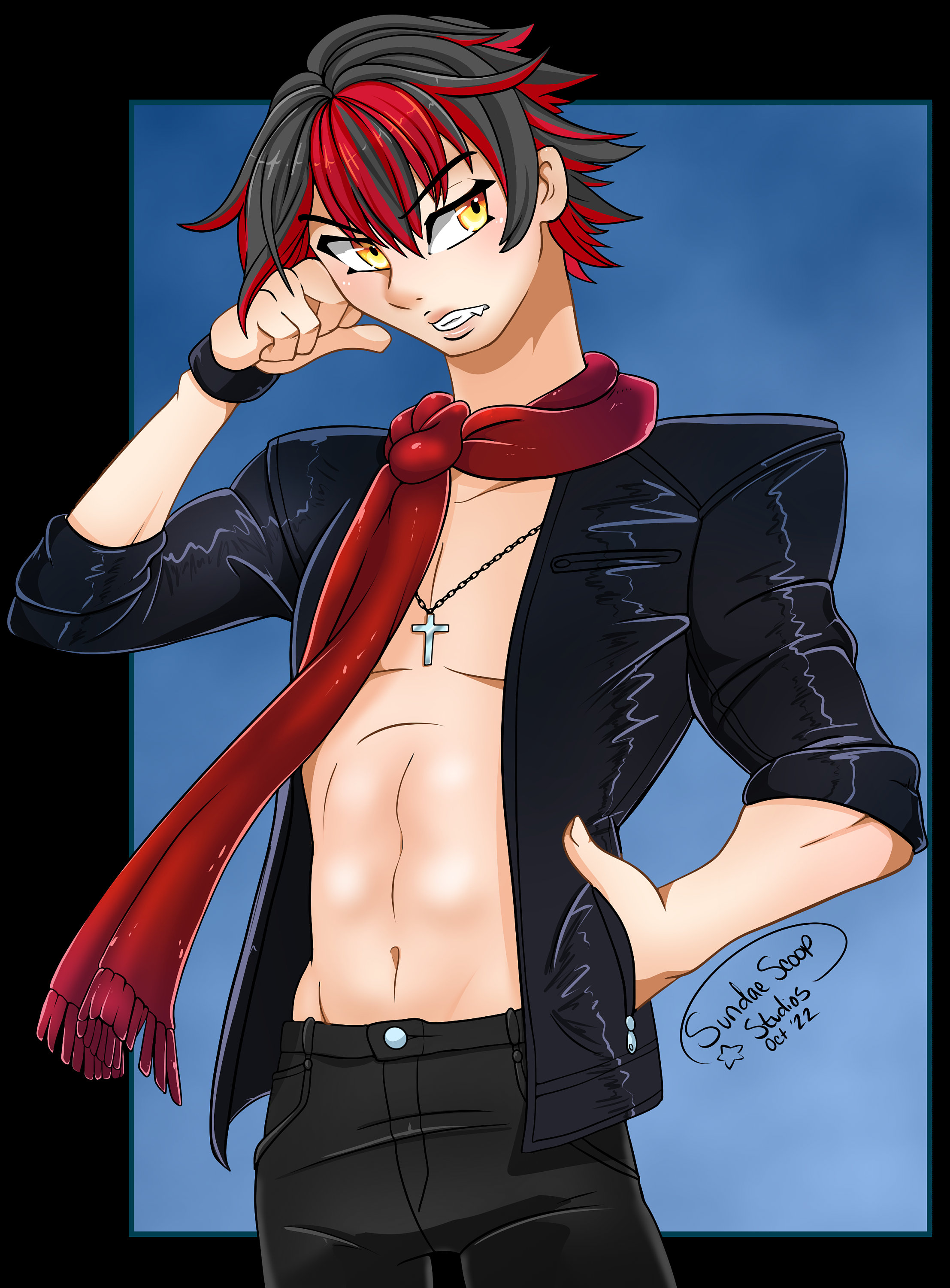 Custom Digital Anime Art Commission Fanart, OC, Anime Style ...