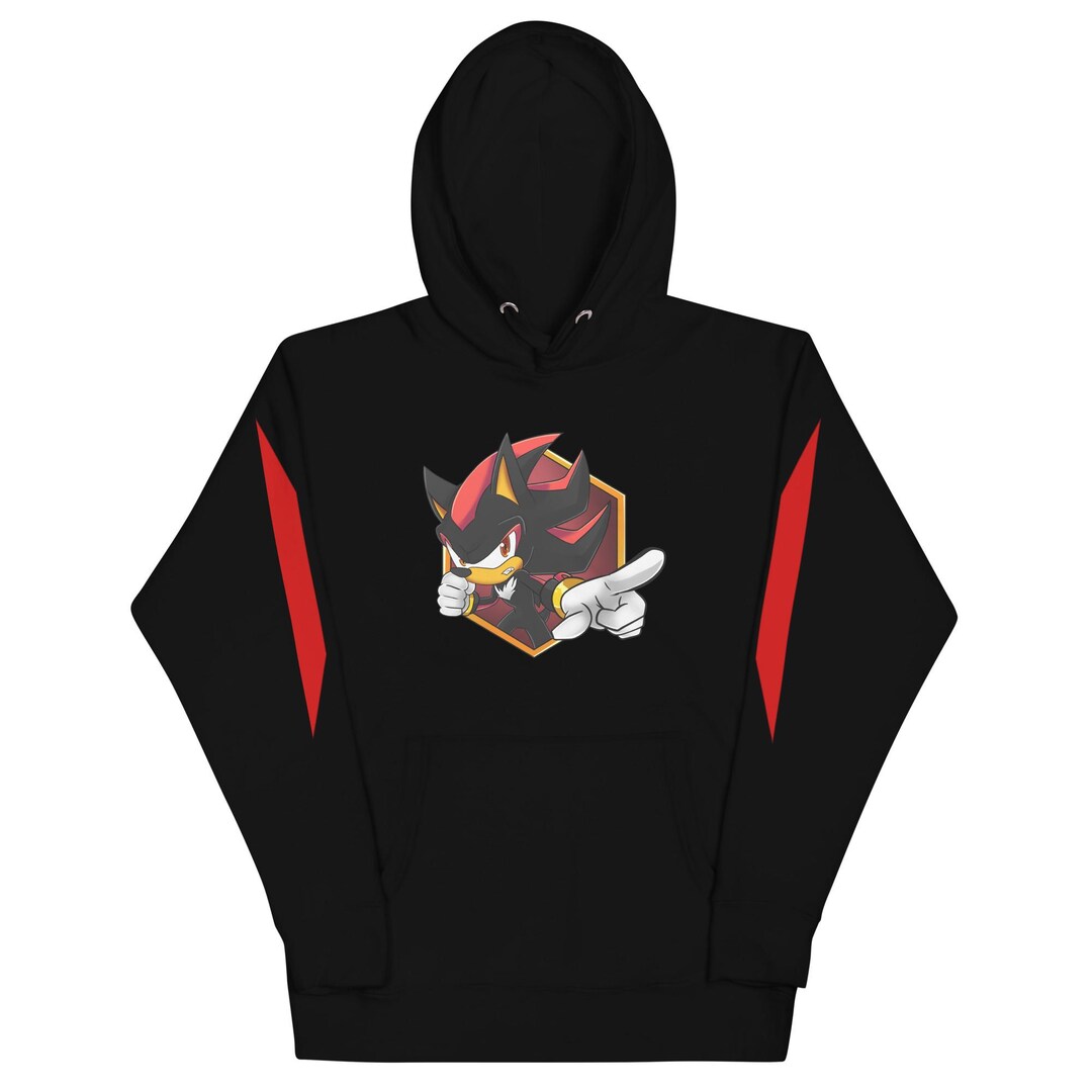 Shadow Hoodie | Great Gift for That Shadow the Hedgehog Fan! - Etsy