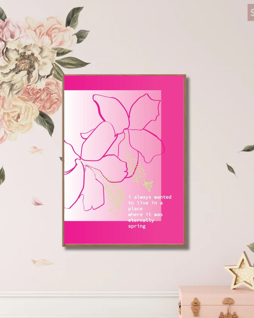 Flora From Winx Club Printable Wall Art Set of 4 Pink & Green Cute ...