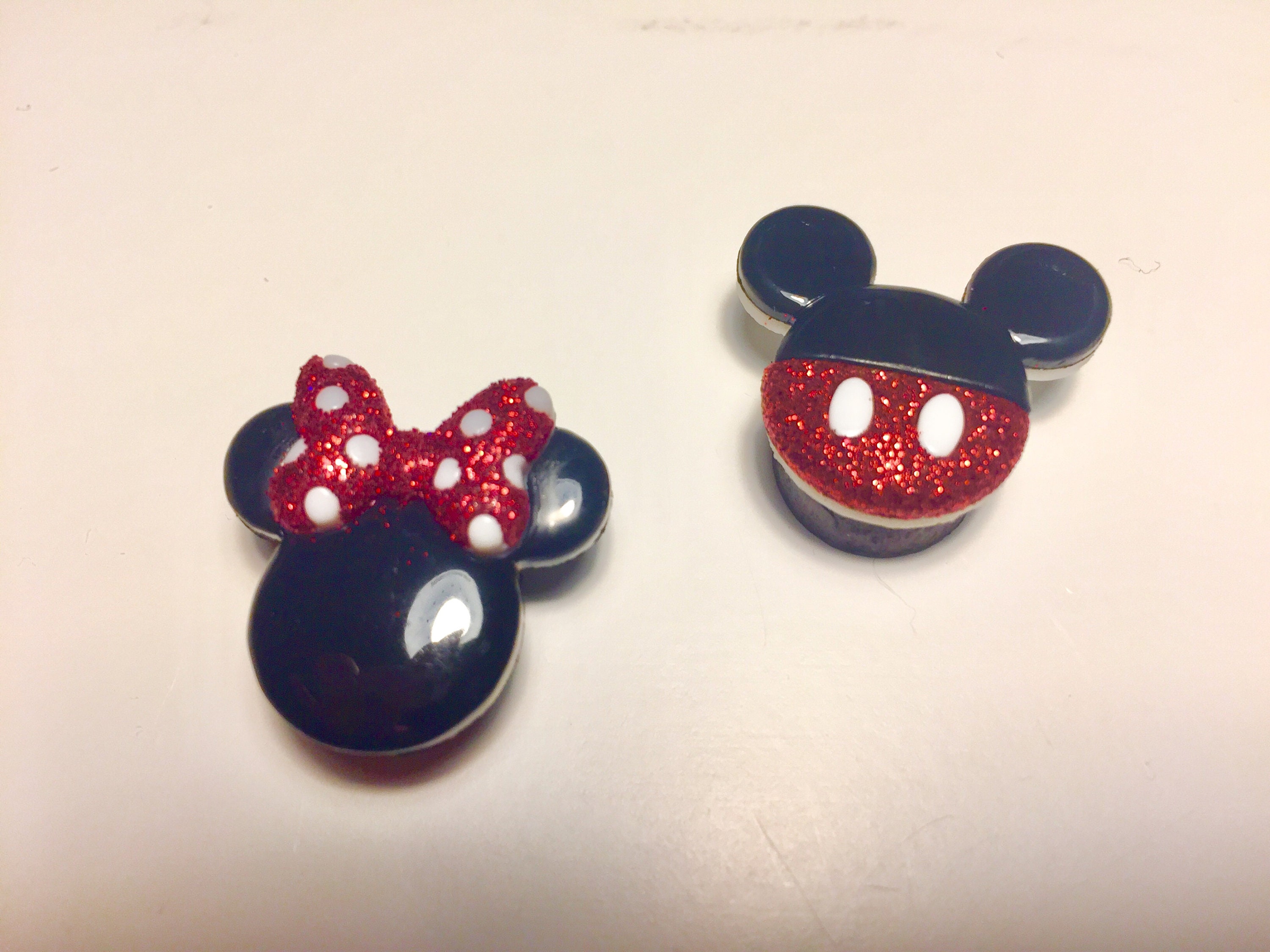 Mickey Minnie Magnets (qty 2) - Etsy