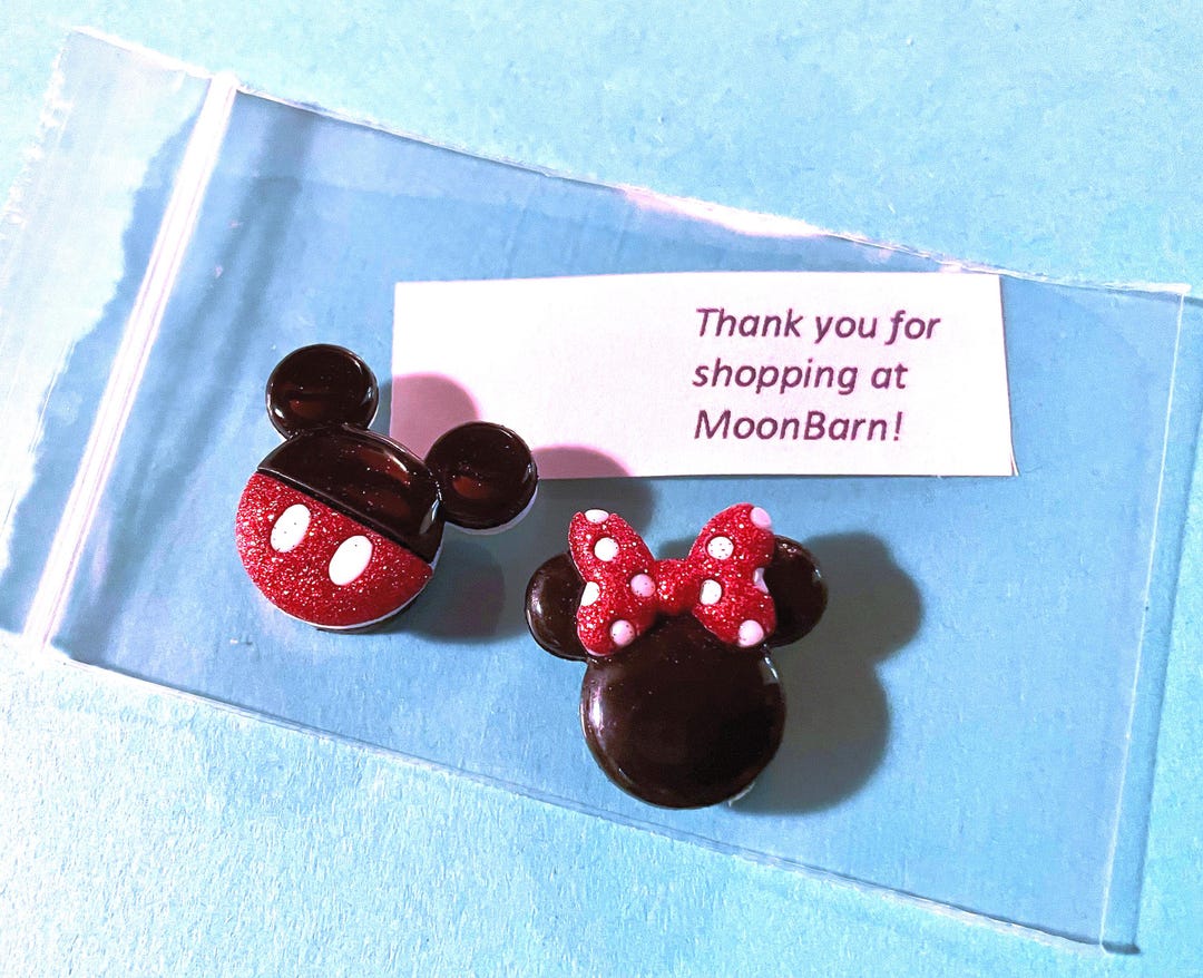 Mickey Minnie Magnets (qty 2) - Etsy