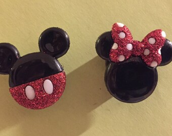 Mickey and Minnie Magnet | Etsy