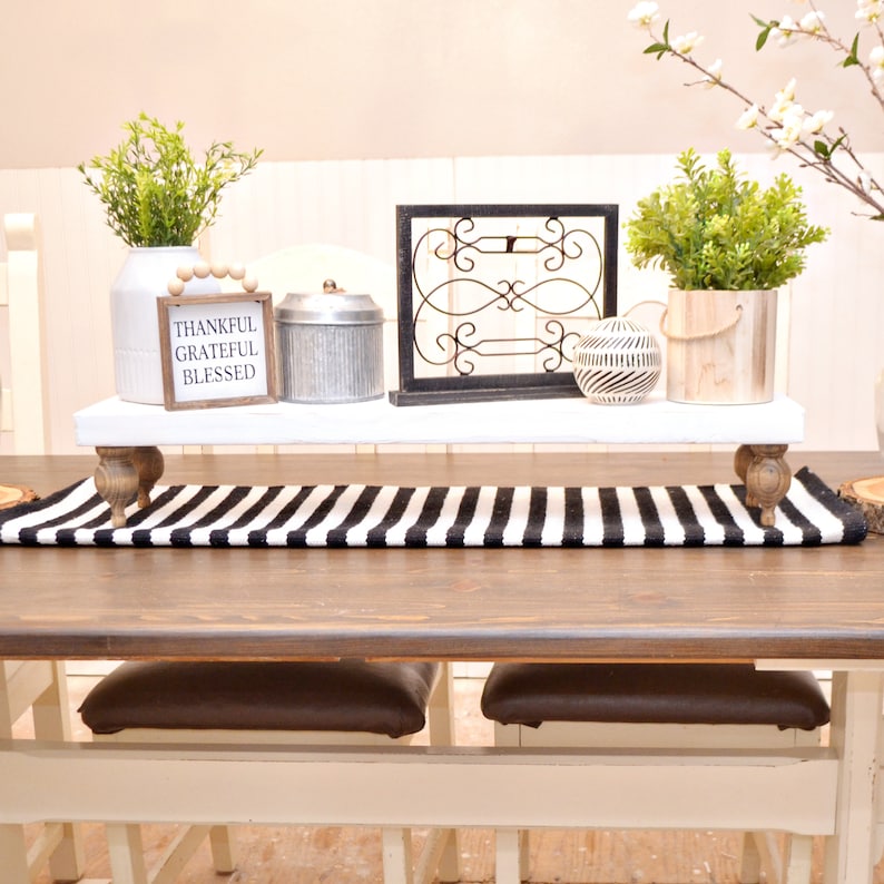 Large Farmhouse Tabletop Pedestal Riser - Etsy