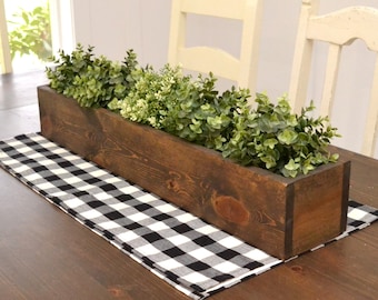 Farmhouse Table Trough - Etsy