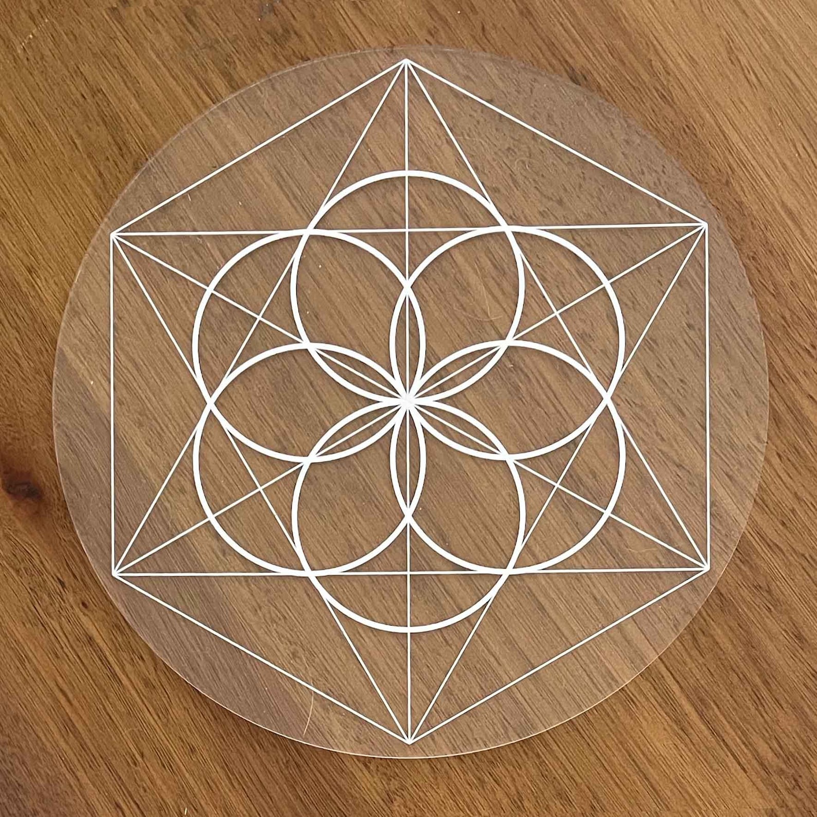 Seed of Life Crystal Grid - Etsy