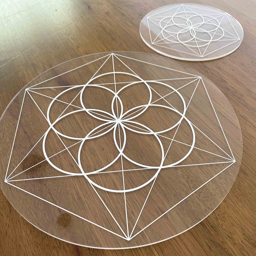 Seed of Life Crystal Grid - Etsy