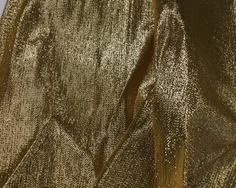 Metallic Gold Jacquard Fabric - Etsy