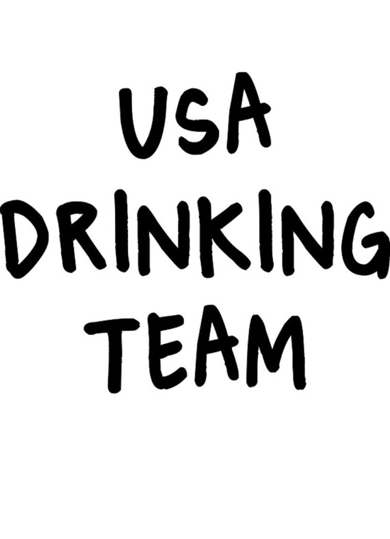 USA Drinking Team | Etsy