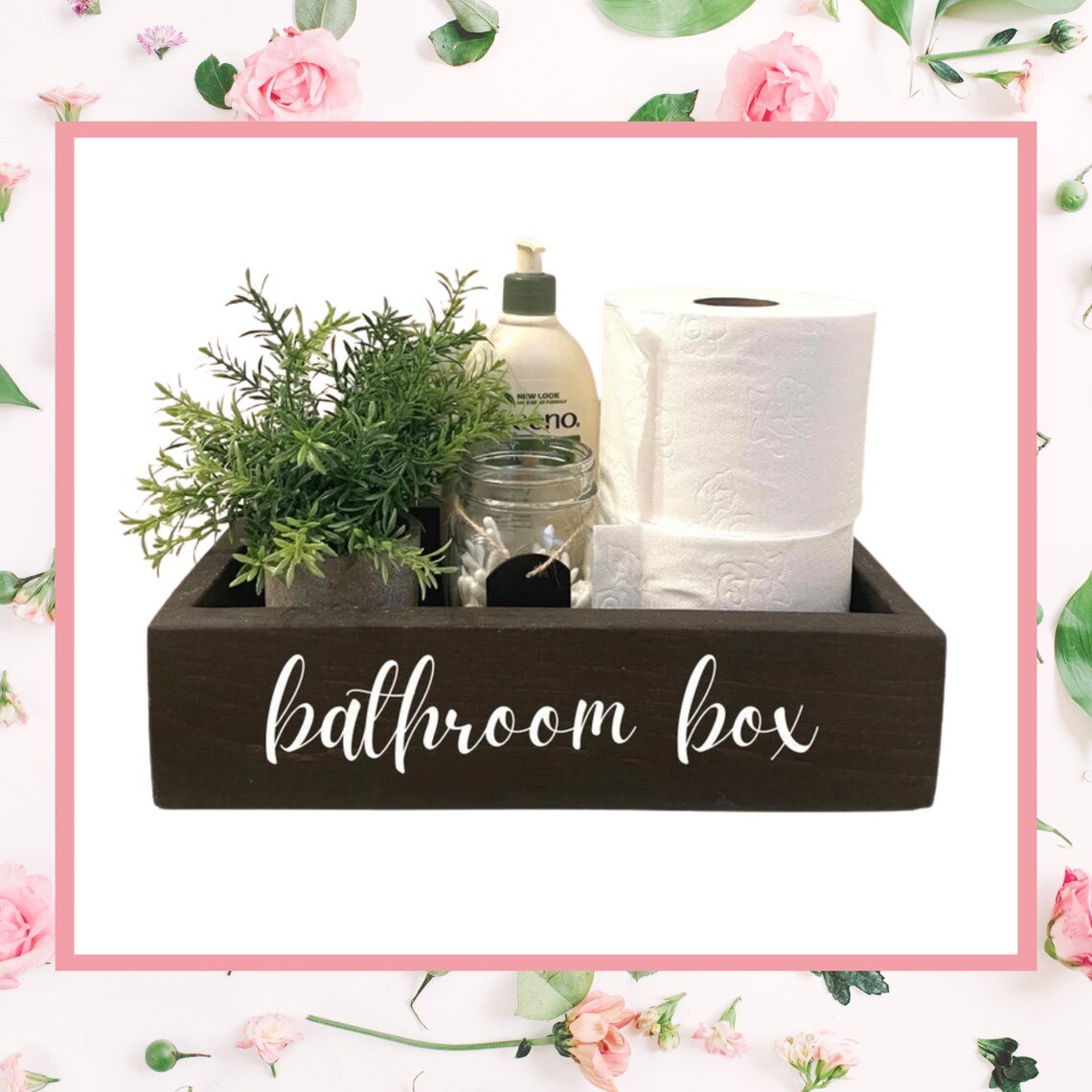 Personalized Bathroom Box Bathroom Decor Bathroom Storage - Etsy