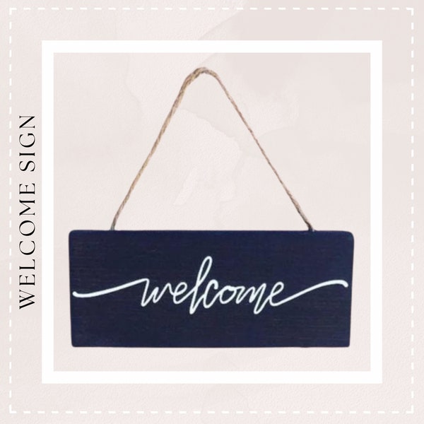 Wooden Welcome Sign - Etsy